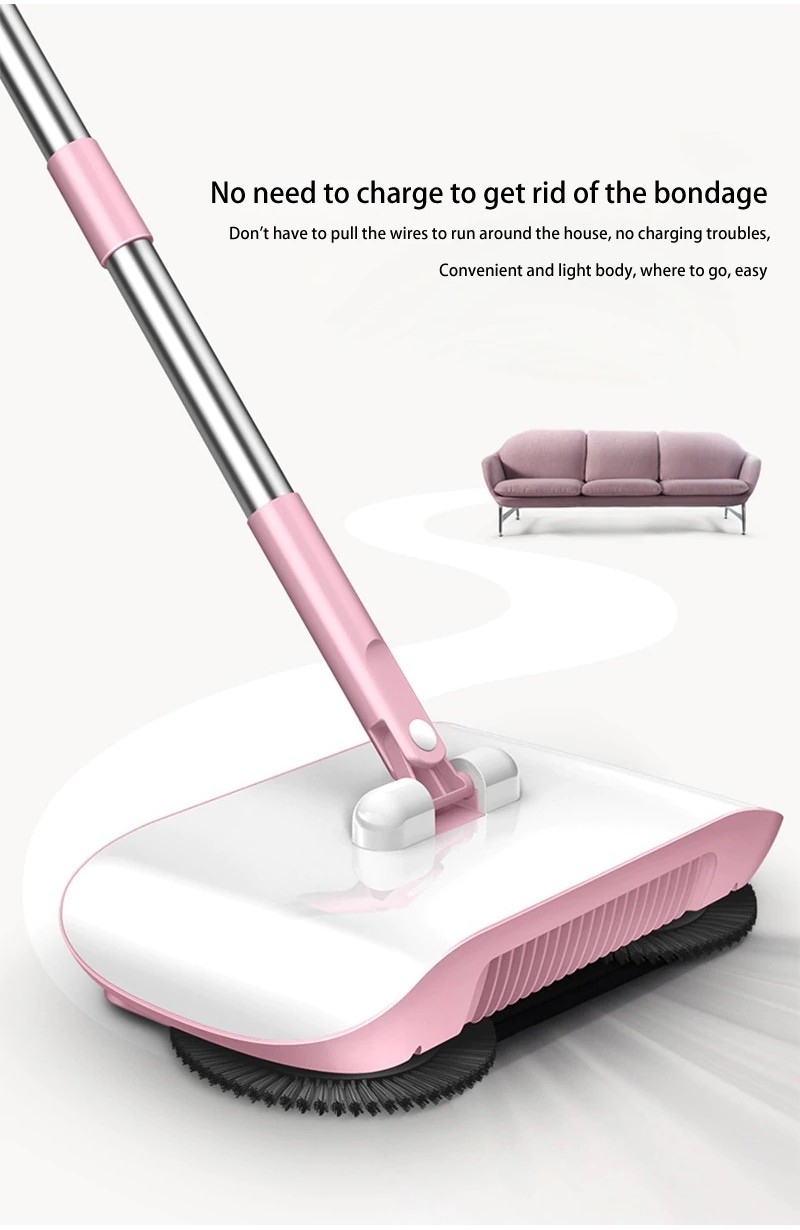 Hand Push Mop Sweeper All-in-one Mop Sweeper Magic Broom Dustpan ...