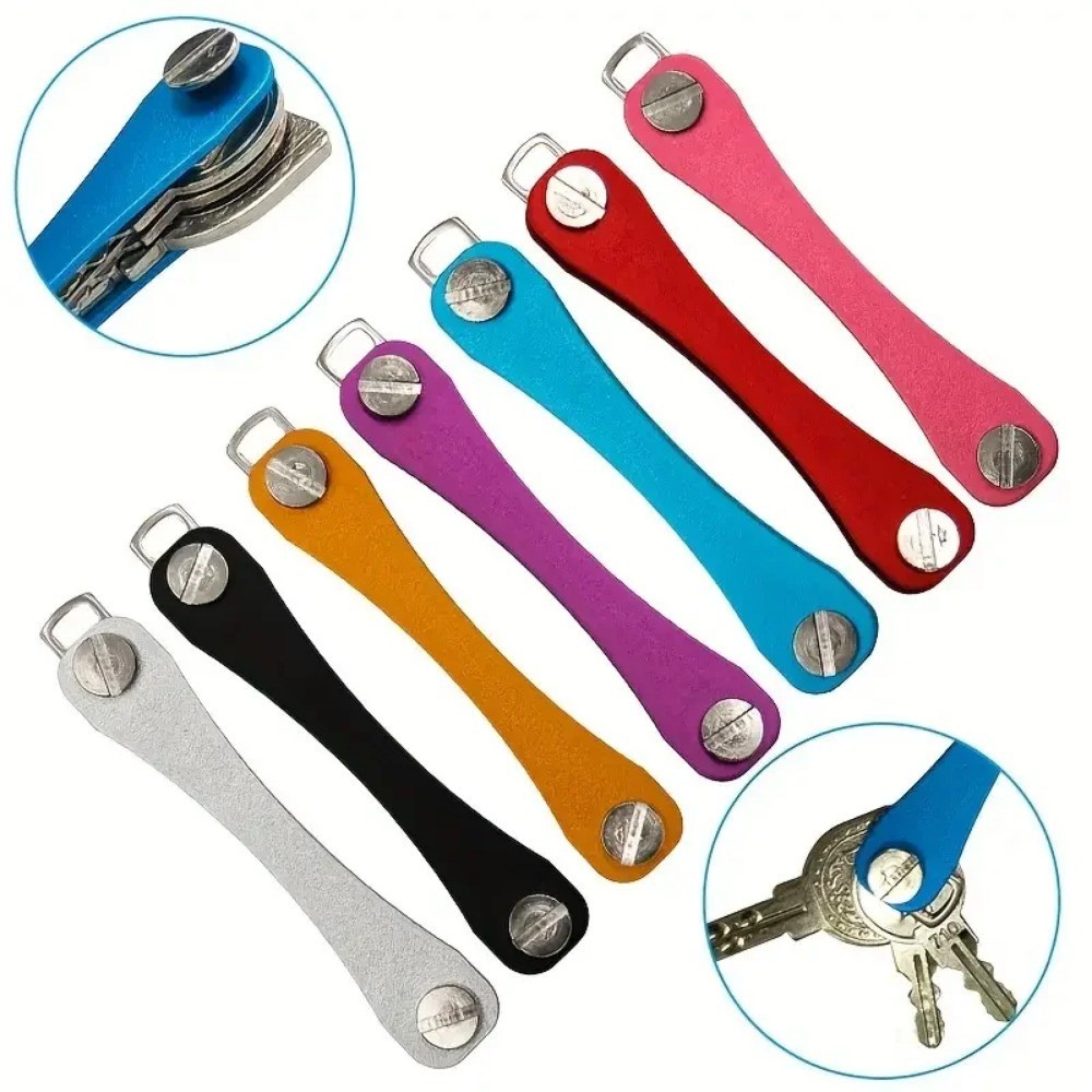 Key Organizer Clip Keys DIY Keychain Smart Holder Foldable Keys Wallet ...
