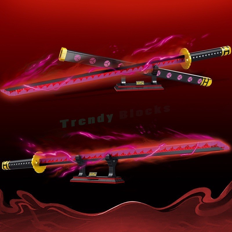 Roronoa Zoro Rengoku Kyoujurou Nichirin Yamato Blocks ONE PIECE Demon ...