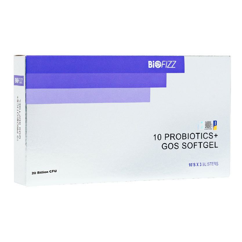 BioFizz Probiotics 10B + GOS 20B (Softgel 30's) | Shopee Singapore