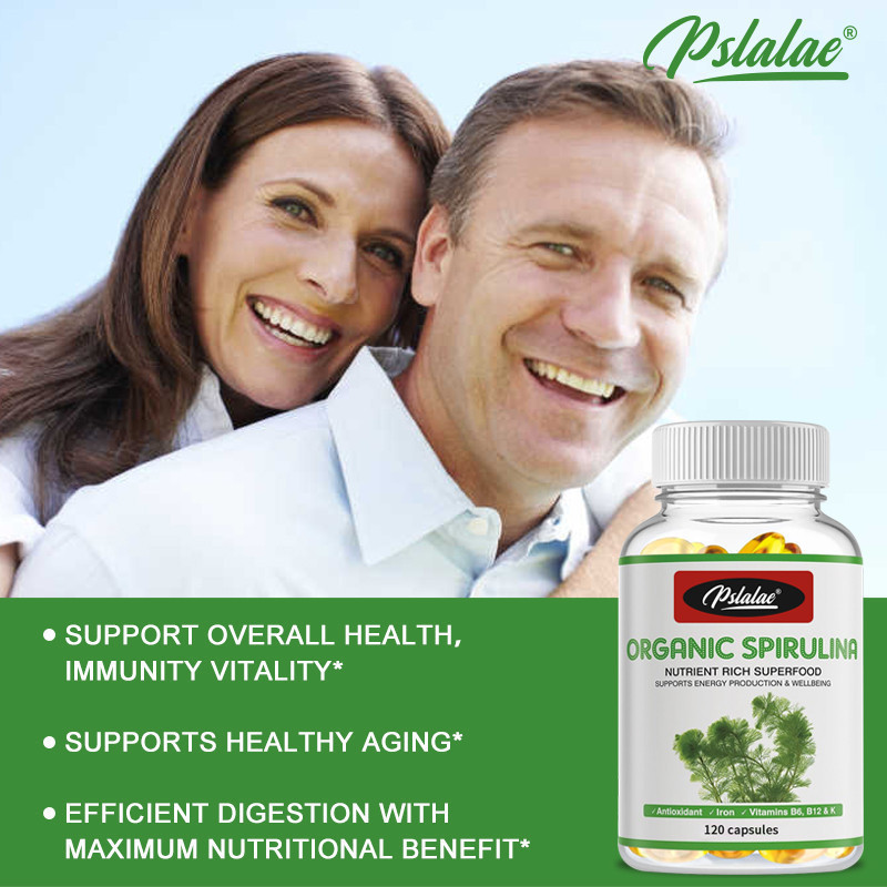 Pslalae capsules containing spirulina - promote cardiovascular health ...
