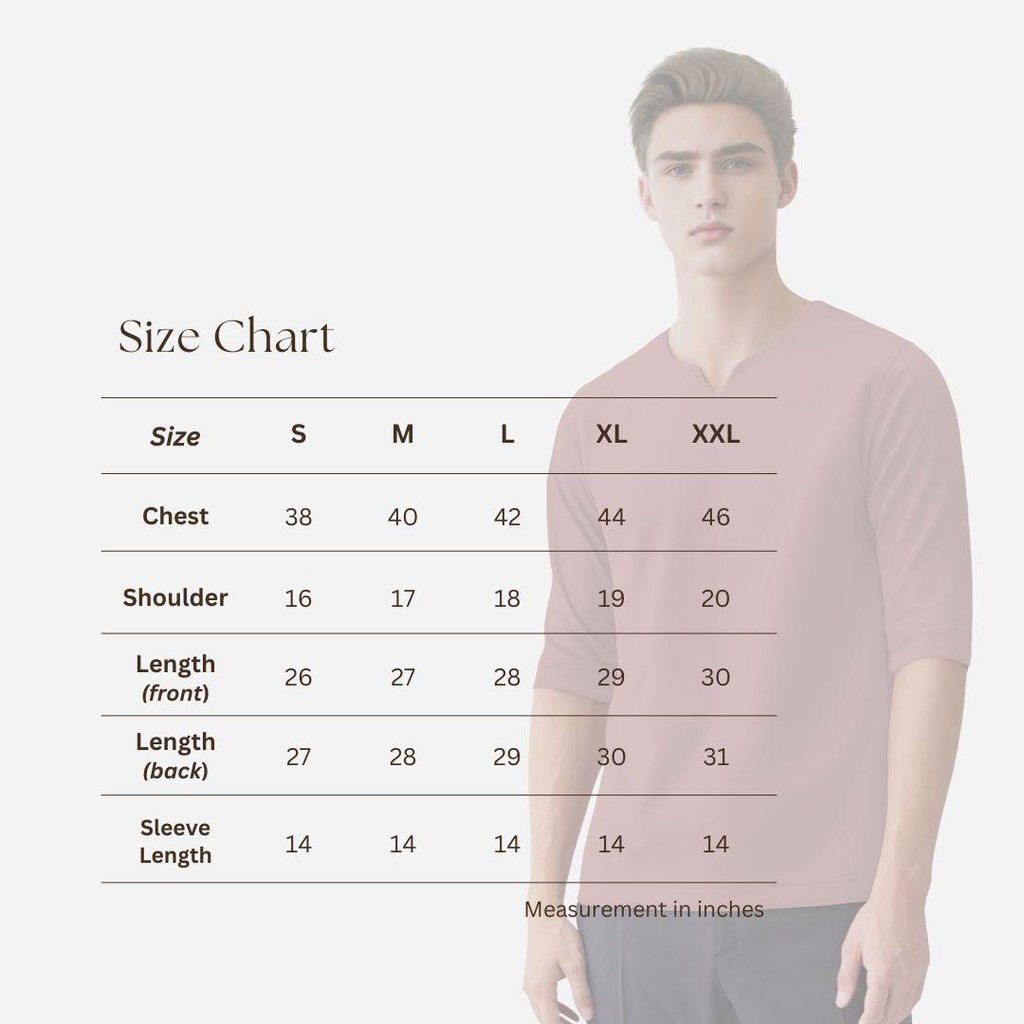 VERMILLION V17014 Scuba Modern Kurta S To XXL | Shopee Singapore