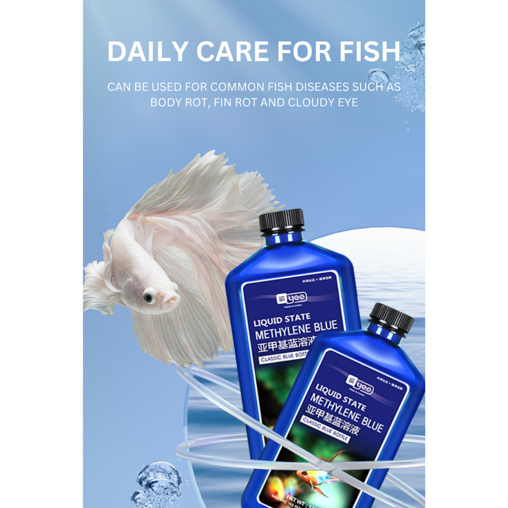YEE Methylene Blue Treatment Fish Disease Fin Rot White Spots for ...