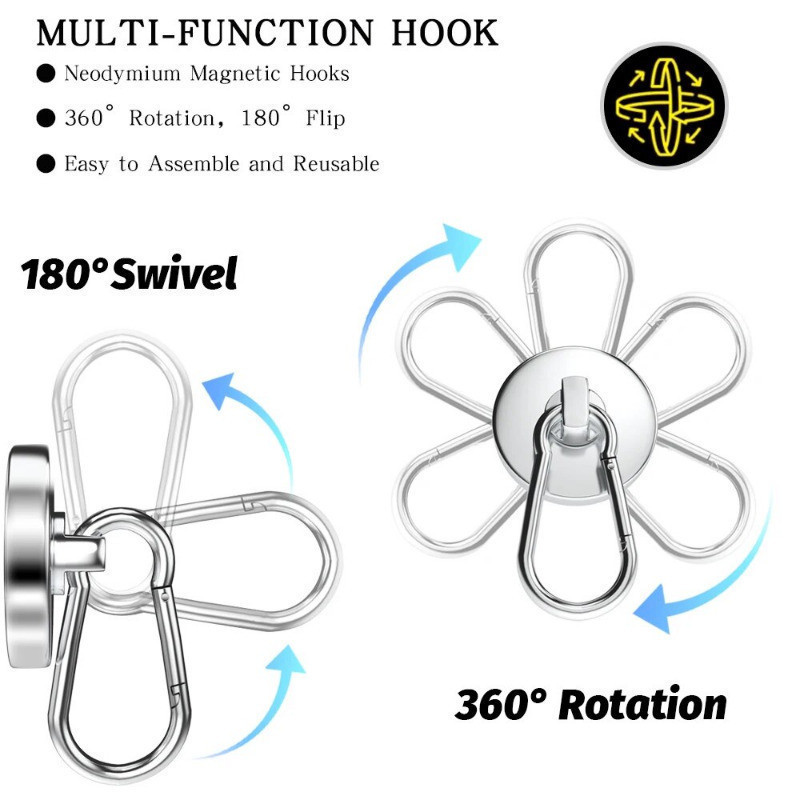 Strong Magnetic Metal Kettle Keys Hooks / Wall-mounted Storage Hook ...