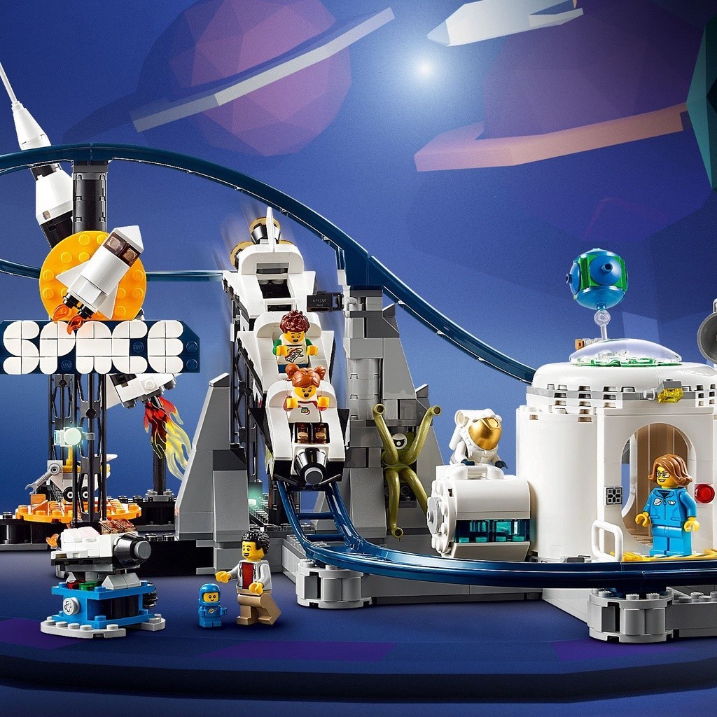 LEGO Creator 31142 Space Roller Coaster Building Set Toys (874 Pieces ...