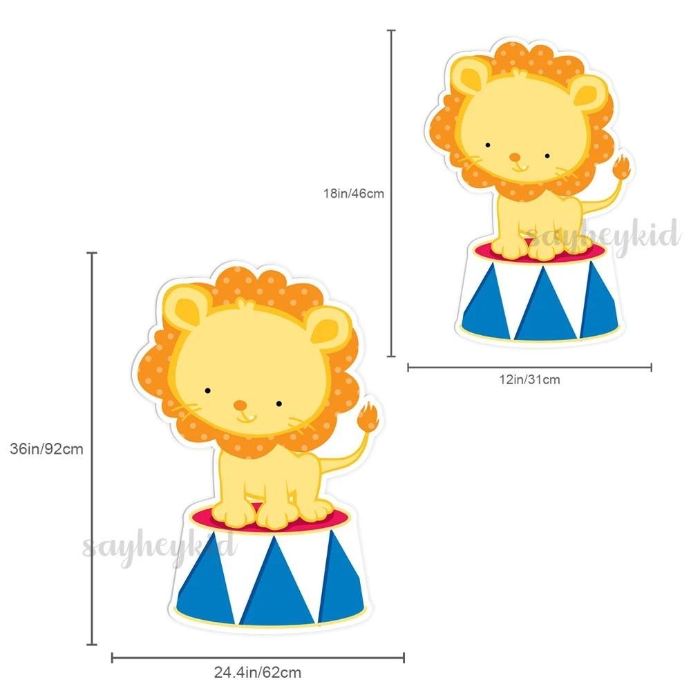 18/36Inch Circus Carnival Cardboard Cutout Party Decorations Clowns ...