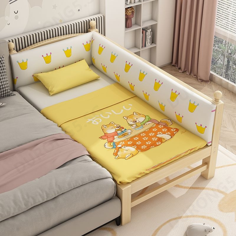 Solid Wood Baby Bed Boys And Girls Bed Customizable Children Bed ...
