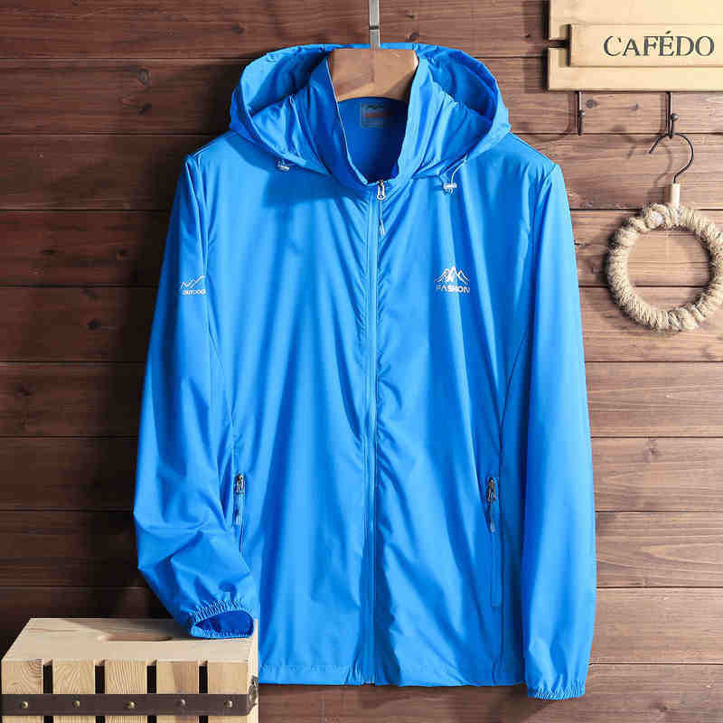 Men UV Jacket Quick-drying Sun Protection Jacket Lightweight Jackets ...