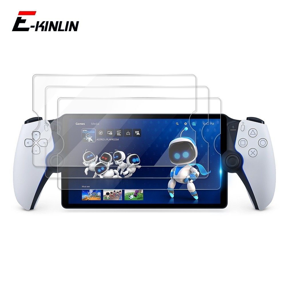 3 Pieces Tempered Glass Screen Protector Film For Sony Playstation PS ...