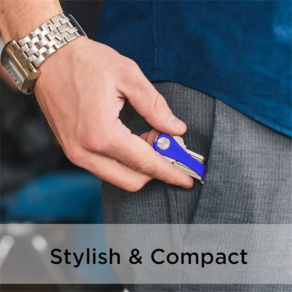 Key Organizer Clip Keys DIY Keychain Smart Holder Foldable Keys Wallet ...