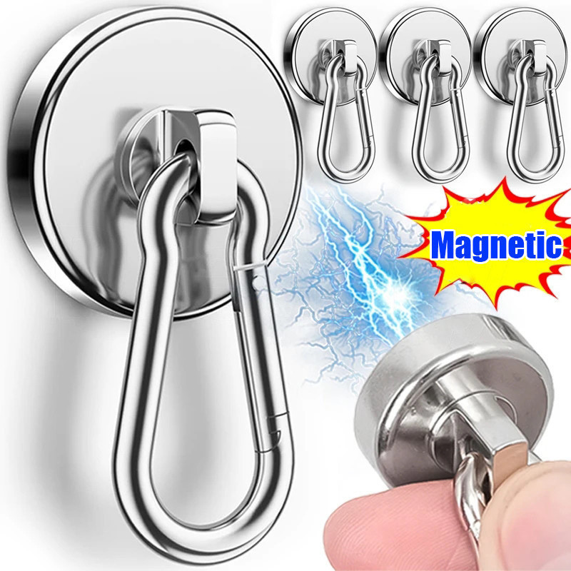 Strong Magnetic Metal Kettle Keys Hooks / Wall-mounted Storage Hook ...