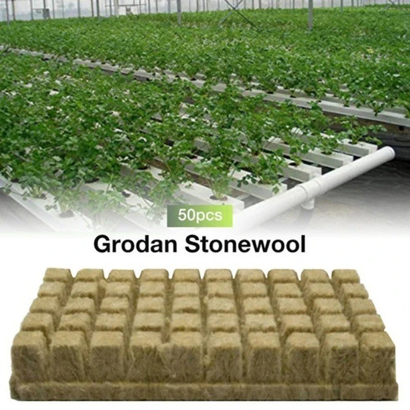 Cultivation Planting Blocks - Rock Wool Plug Seedling Block - Rockwool ...