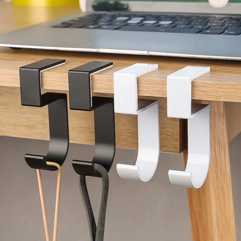 Adjustable Table Fixing Hooks - Multifunctional Punch-Free Storage Rack ...