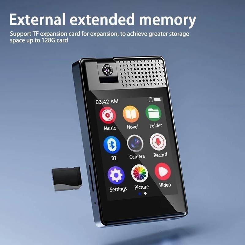 Bluetooth 5.3 MP3 Music Player Built in Speaker With 180°Rotatable ...