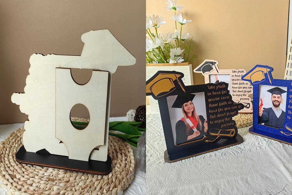 TF* Graduation Photo Frame Graduation Gift Photo Frame Graduation Picture Frame Set Diy Wooden ...