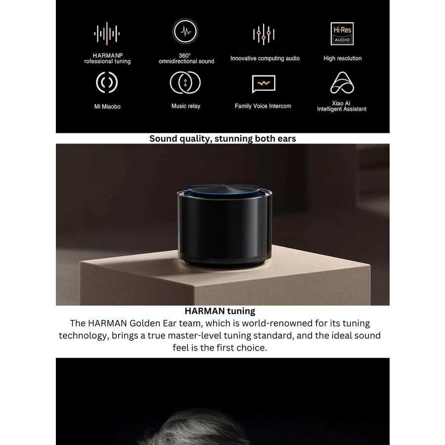 Xiaomi Sound Hi-Fi Speaker L16A HARMAN Audio EFX Hi-Res Audio High ...