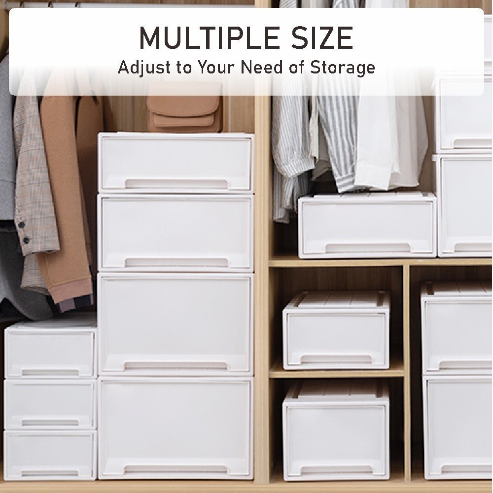 🇸🇬Koala Home🔥Storage Drawers Box Stackable Storage Chest Drawers Box ...