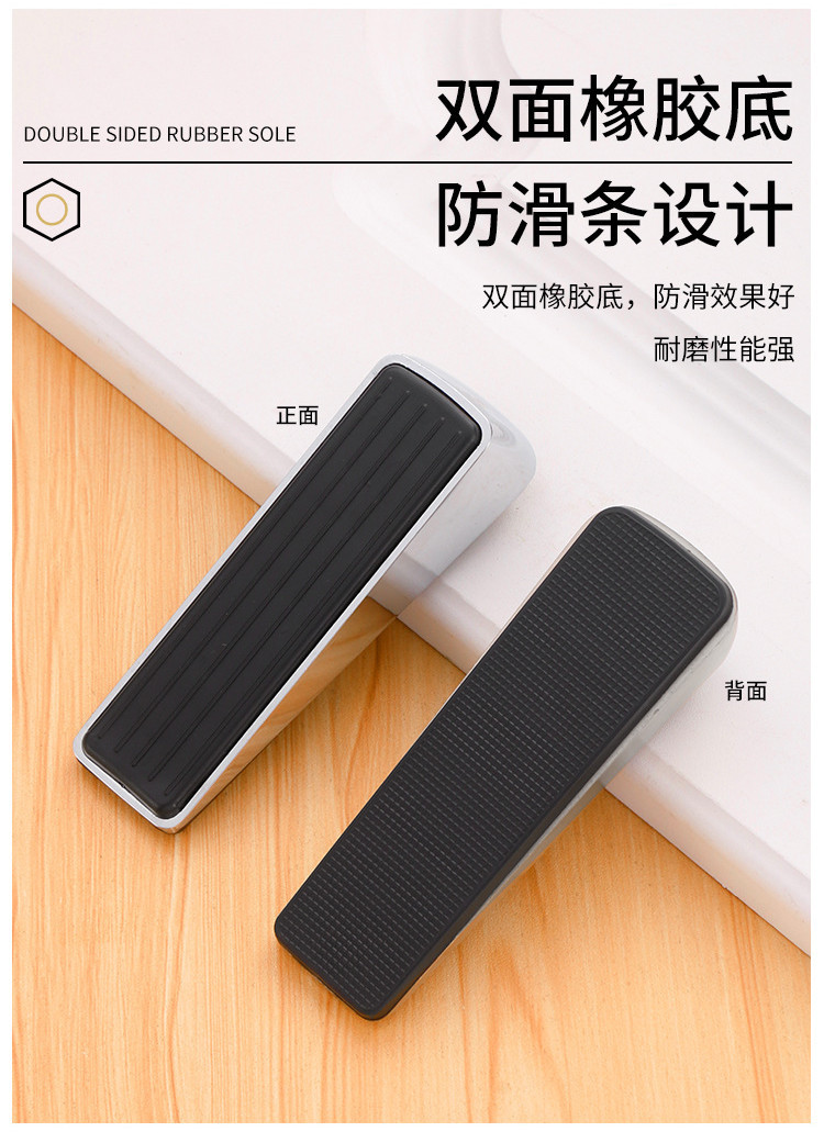Punch Free Anti-collision Door Stop Movable Door Stopper Rubber ...