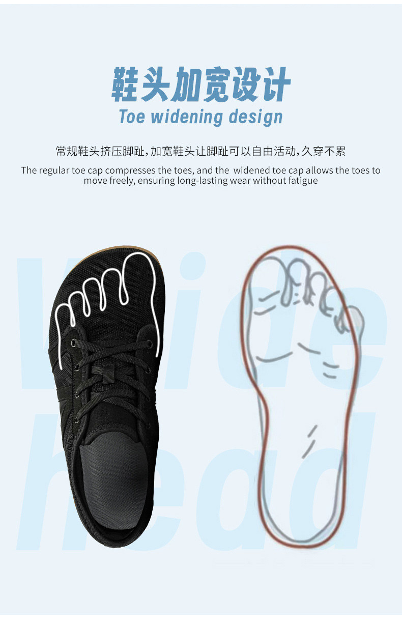 Size 36-47 Women Or Men Wide foot walking shoes non slip Breathable ...