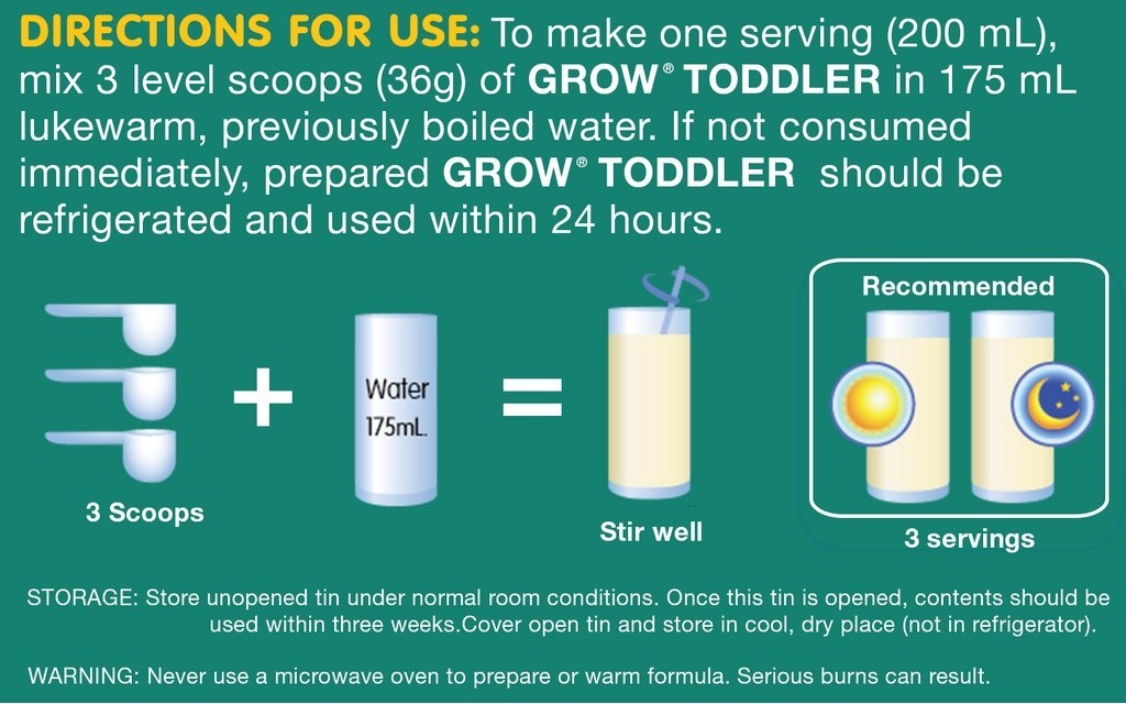 [Bundle of 2] GROW Growing Up Milk for Toddlers - Stage 3 (1 - 3 years ...