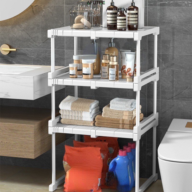 Afutre Stackable Storage Rack Wardrobe Layered Partition Rack Closet ...