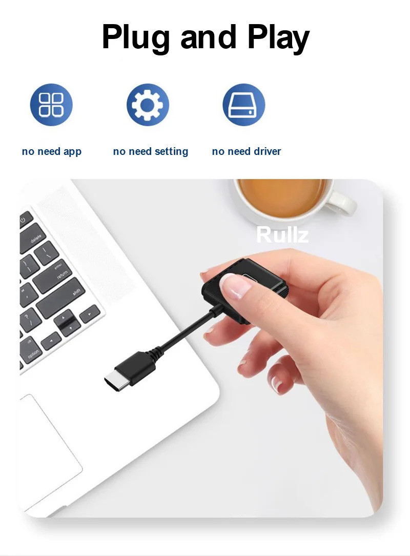 164ft Type C Wireless HDMI Video Transmitter and Receiver Extender TV ...