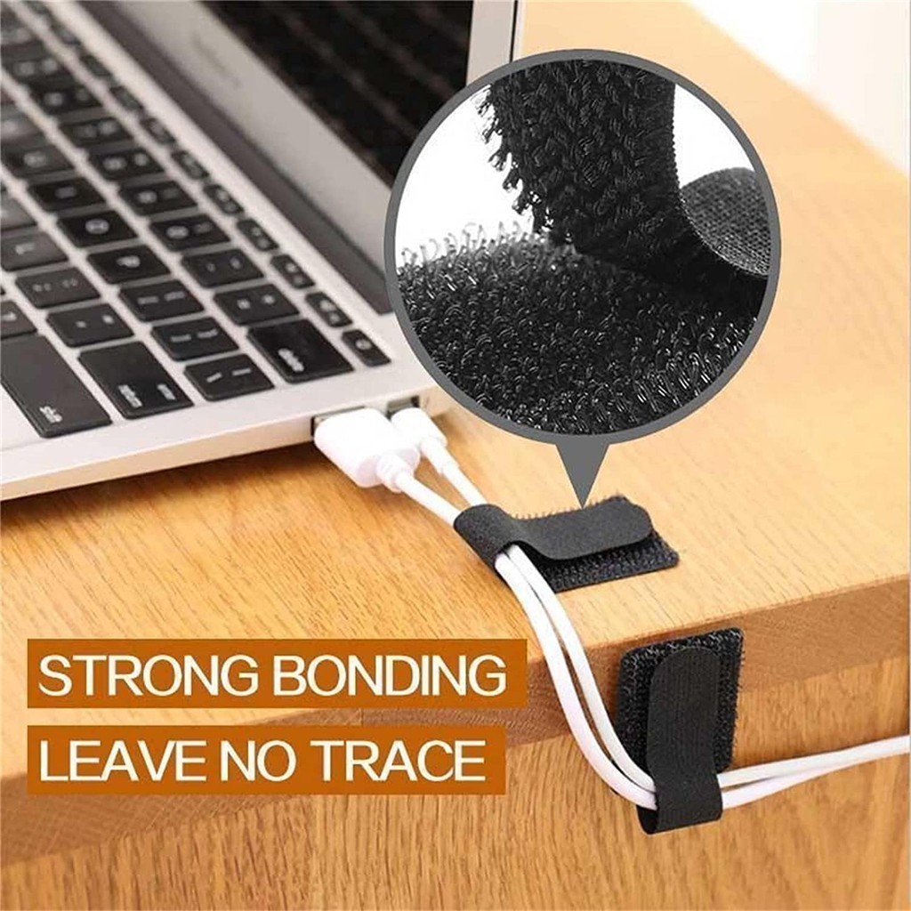 New 20Pcs Reusable Cable Ties Fastening Wire Organizer Cord Rope Holder ...