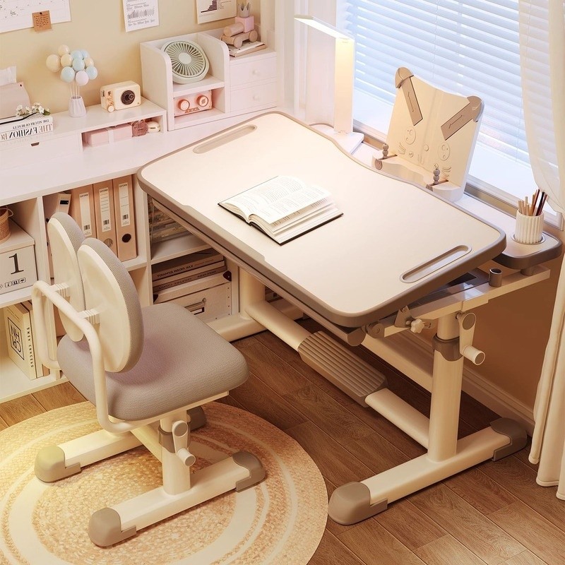 School Student Desk Children's Study Desk Ergonomics Elementary Study ...
