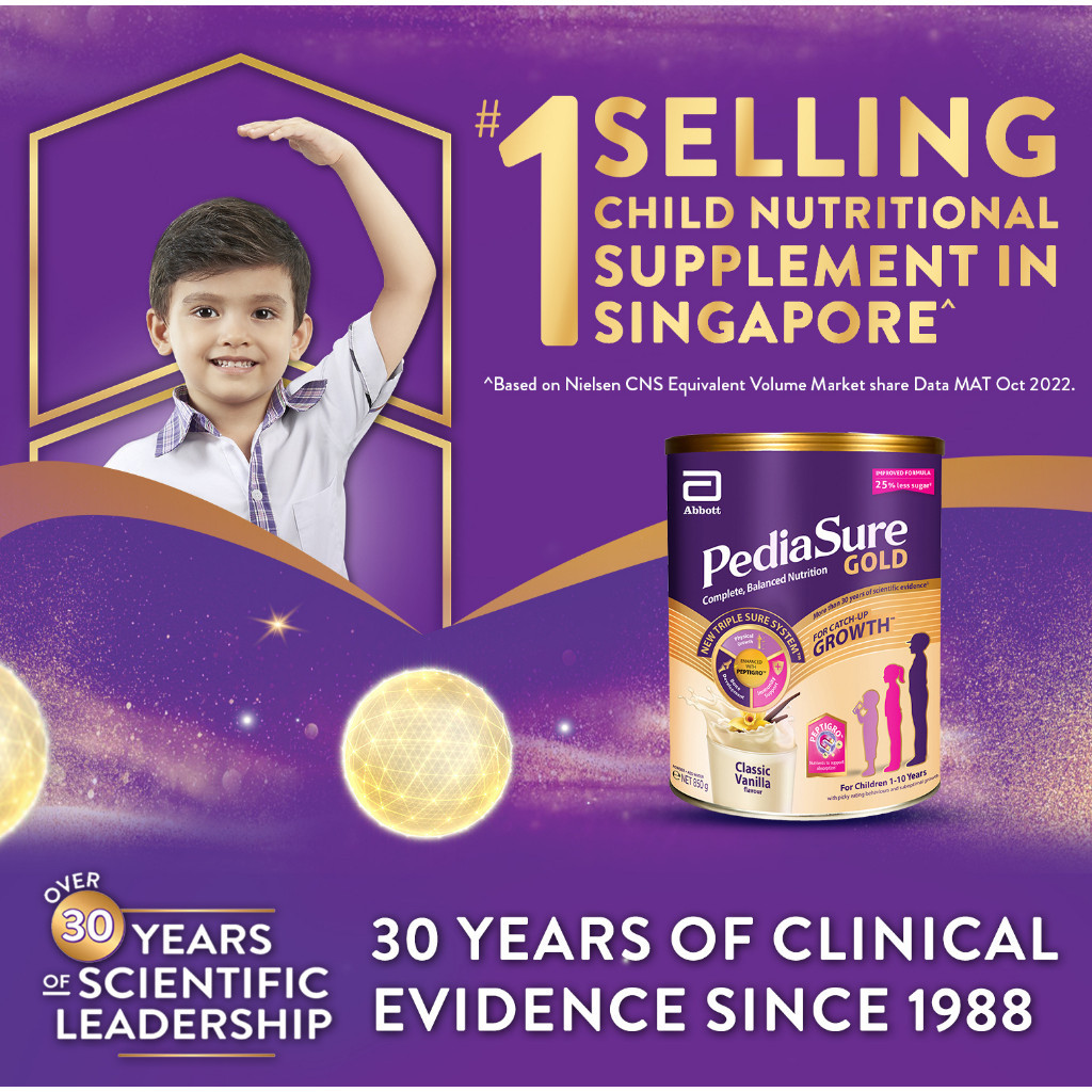 [Bundle of 2] PediaSure® Gold with PeptiGroᵀᴹ Value Pack - Classic ...