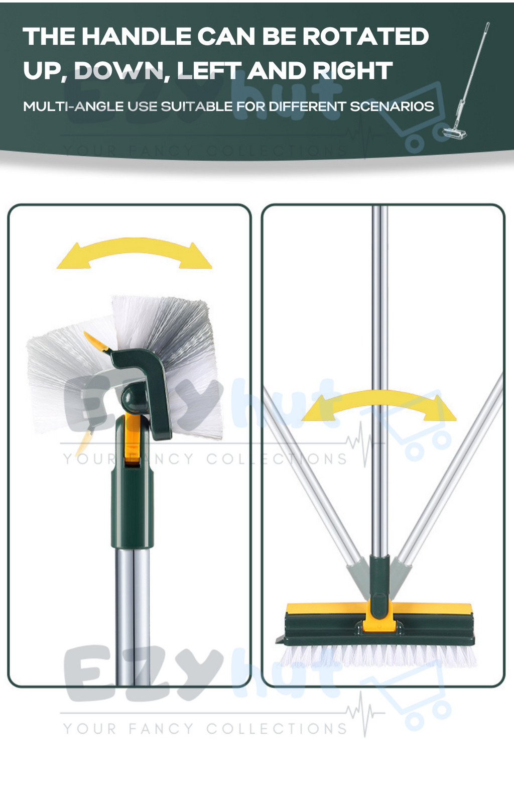 New 3 In 1 V Shape Scraper Brush Crevice Brush Cleaning Brush ...