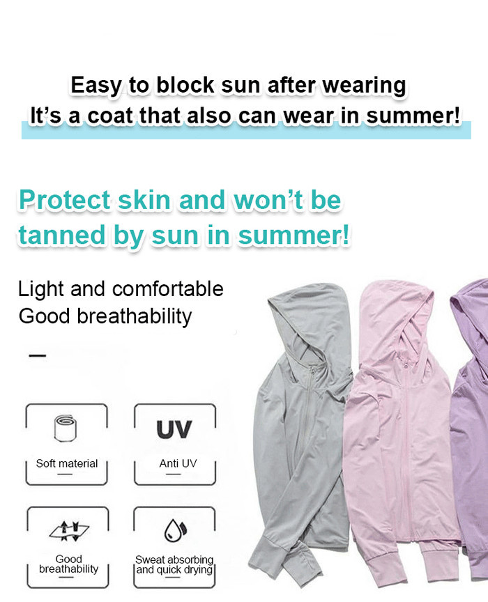 💕SG STOCK💕Sun UV Protection Quick Dry Jacket Clothing Proof Skin Coats ...