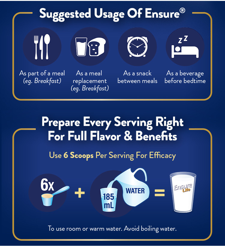 [Bundle of 4] Ensure® Life StrengthProᵀᴹ Vanilla 800g | Shopee Singapore