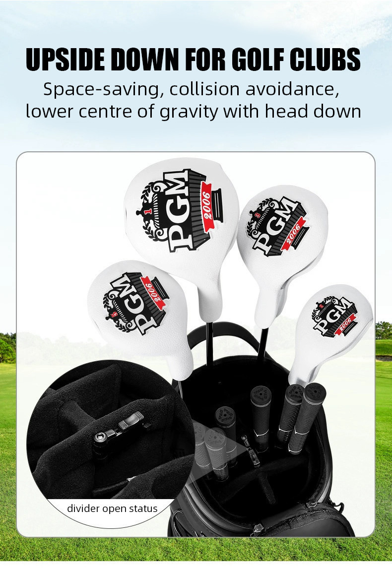 PGM MO EYES retractable hard shell case golf travel bag with patented ...