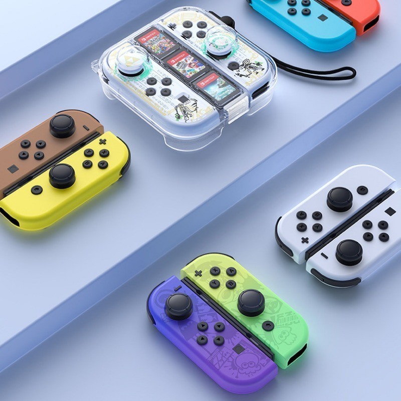 PC Transparent Storage Case For Nintendo Switch & Switch Oled JoyCon ...