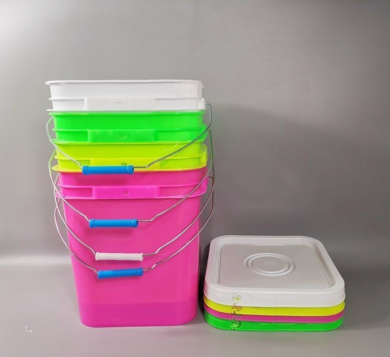 10 Liters 20l Liters Square Bucket 25 Liters Thick Plastic Bucket Food ...