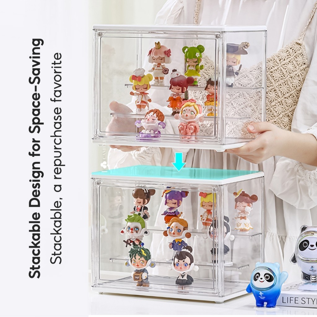 Popmart Display Box Figurine Display Case Transparent Storage Box For ...