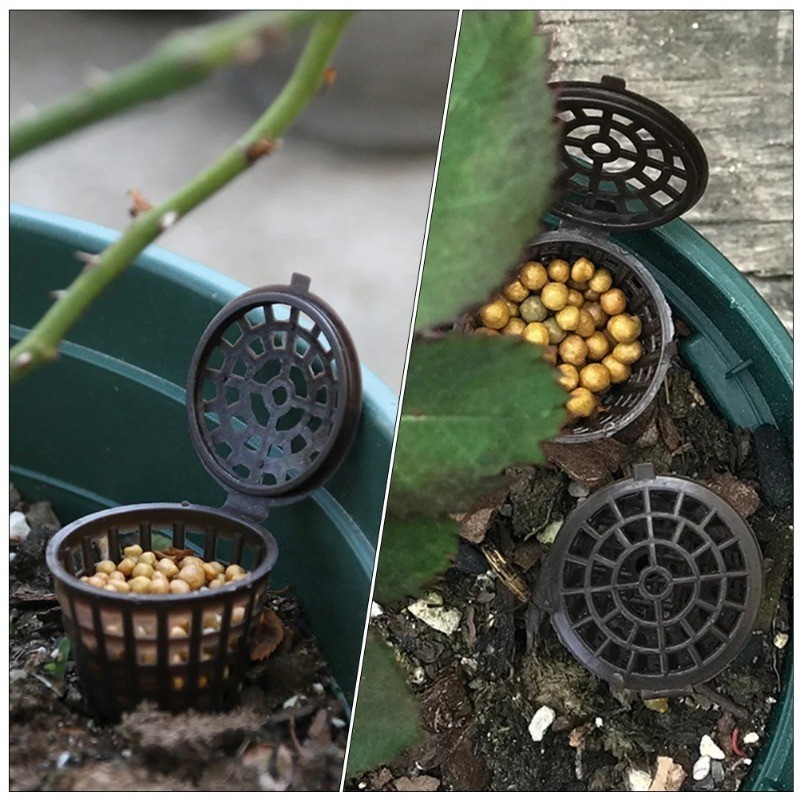 Fertilizer Basket with Lid - Easily Carrying Part Eco-friendly Tool ...