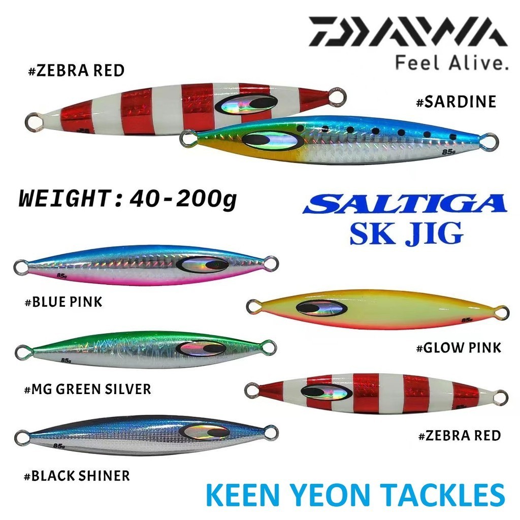 DAIWA SALTIGA SK METAL JIG (40g - 200g) | Shopee Singapore