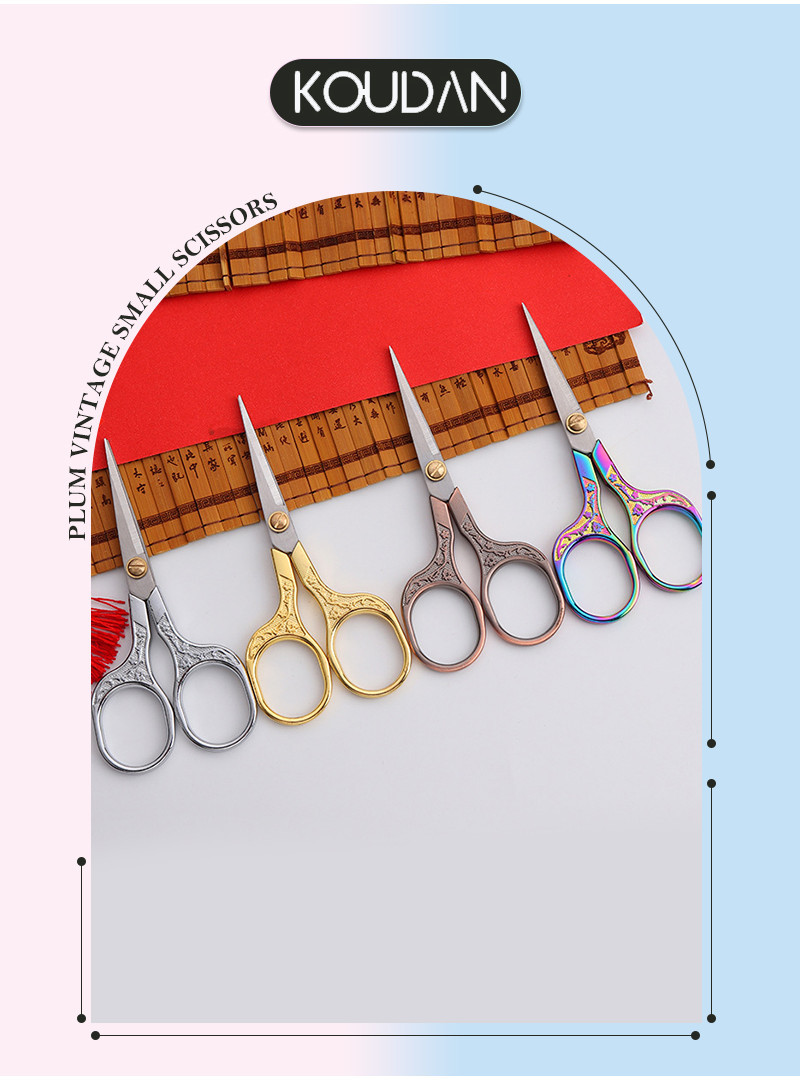 Scissors Nail Art Manicure Tool Coloful Plum Bossom Light Luxury ...