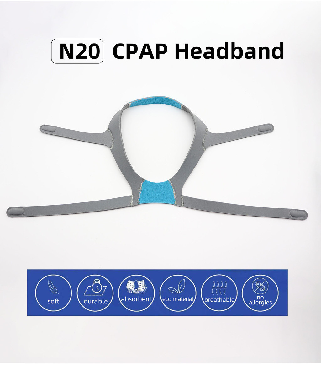 Headband for Resmed Airfit F20 N20 Mask Nasal Mask Unisex CPAP ...