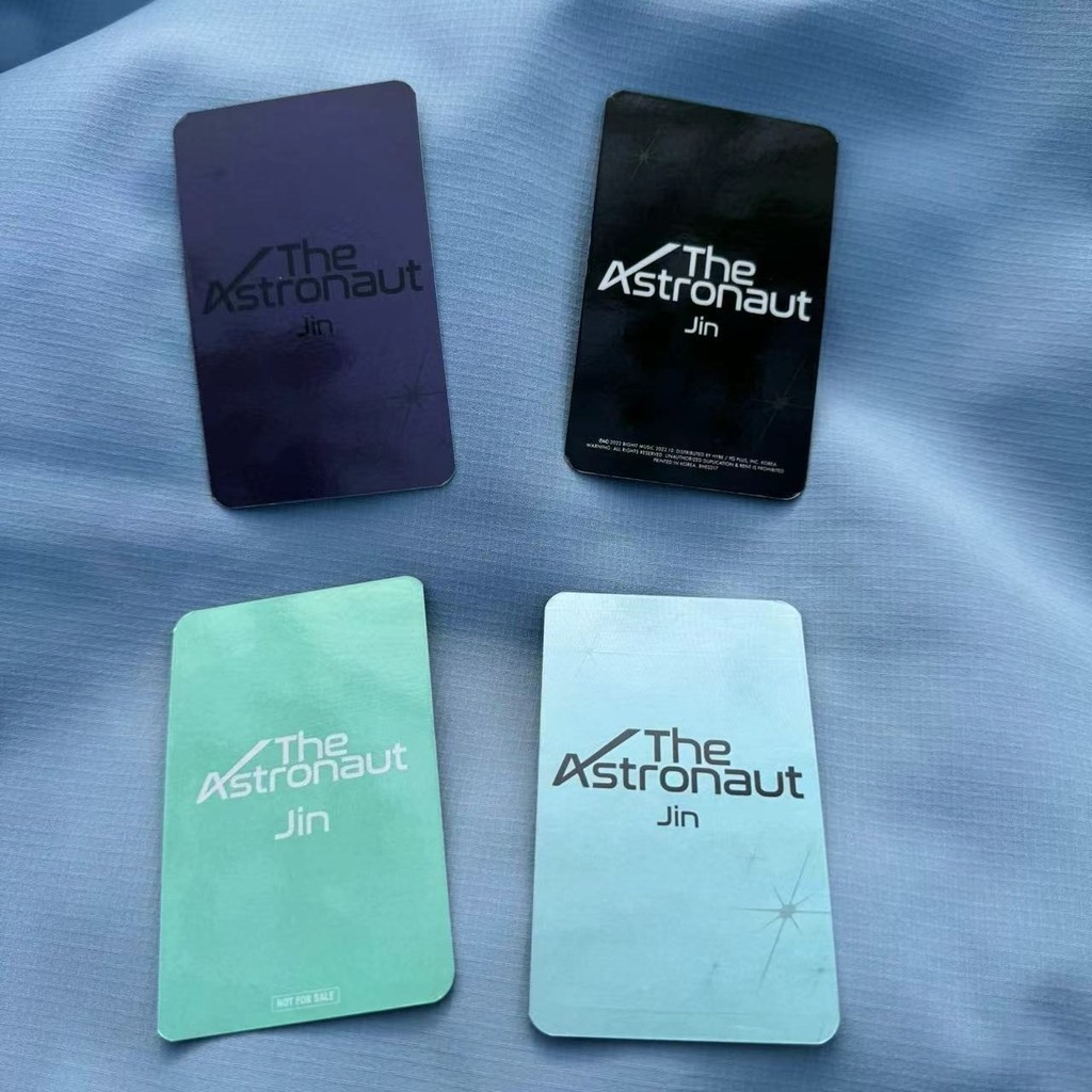 New Kpop Idol Jin Album The Astronaut Lucky Draw Photocard ID Photo ...