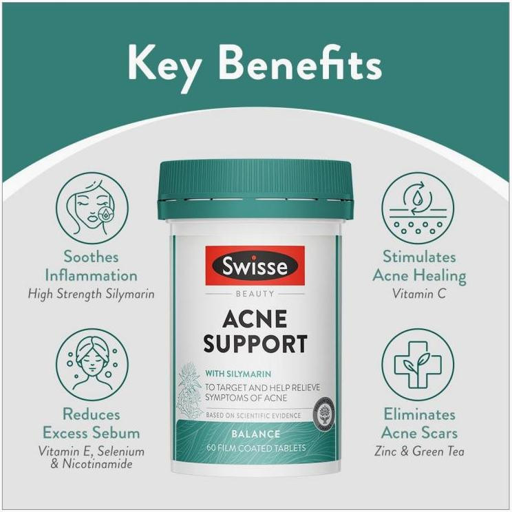 [Crazy Sale] Swisse Acne Support | Swisse Sugar Metabolism (Skin Repair, Acne Supplement, Acne ...