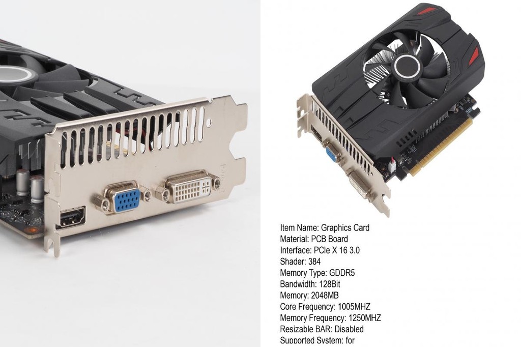 Home User Gpu High Performance 2gb Gddr5 Graphics Card for Gaming and ...