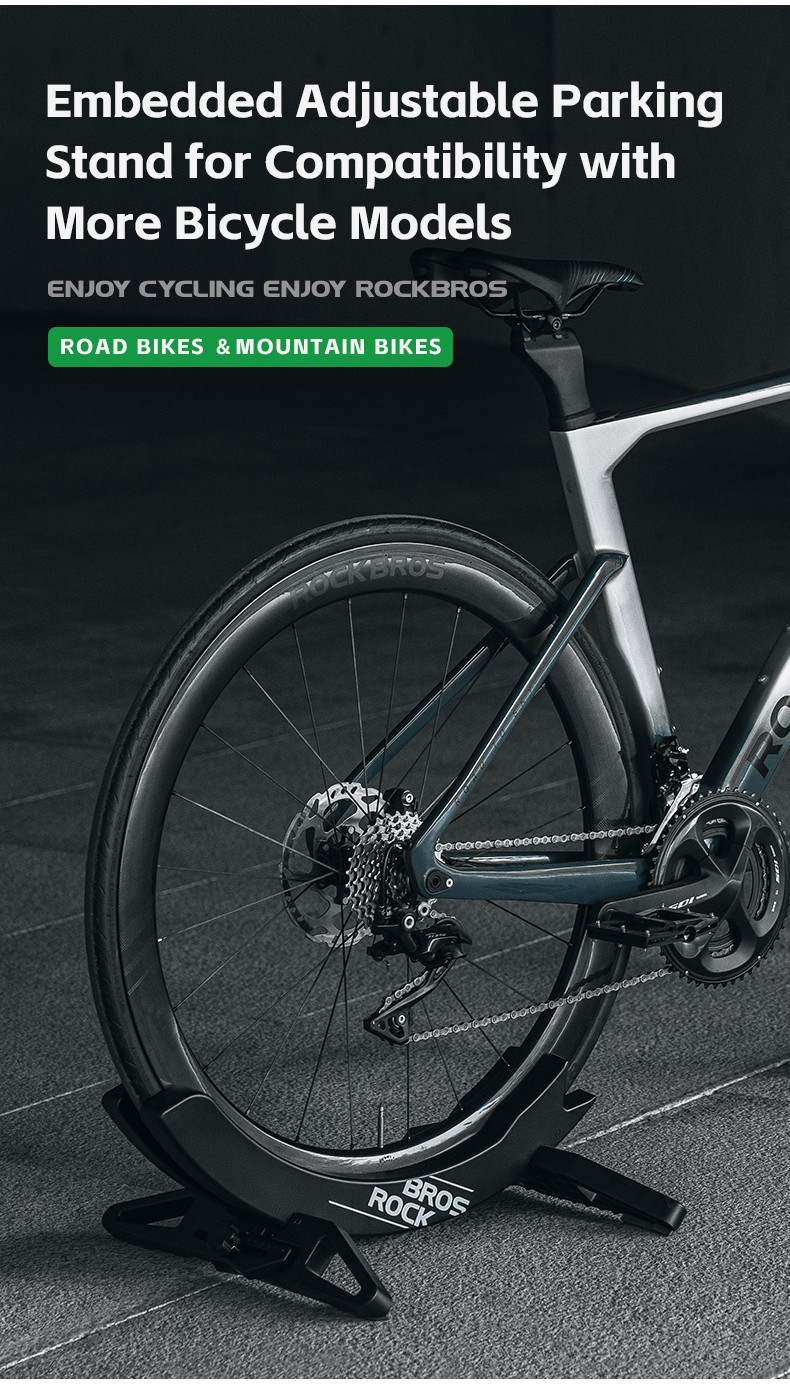 【3-day Delivery】ROCKBROS Bicycle Stand Rack Road Bike Adjustable ...