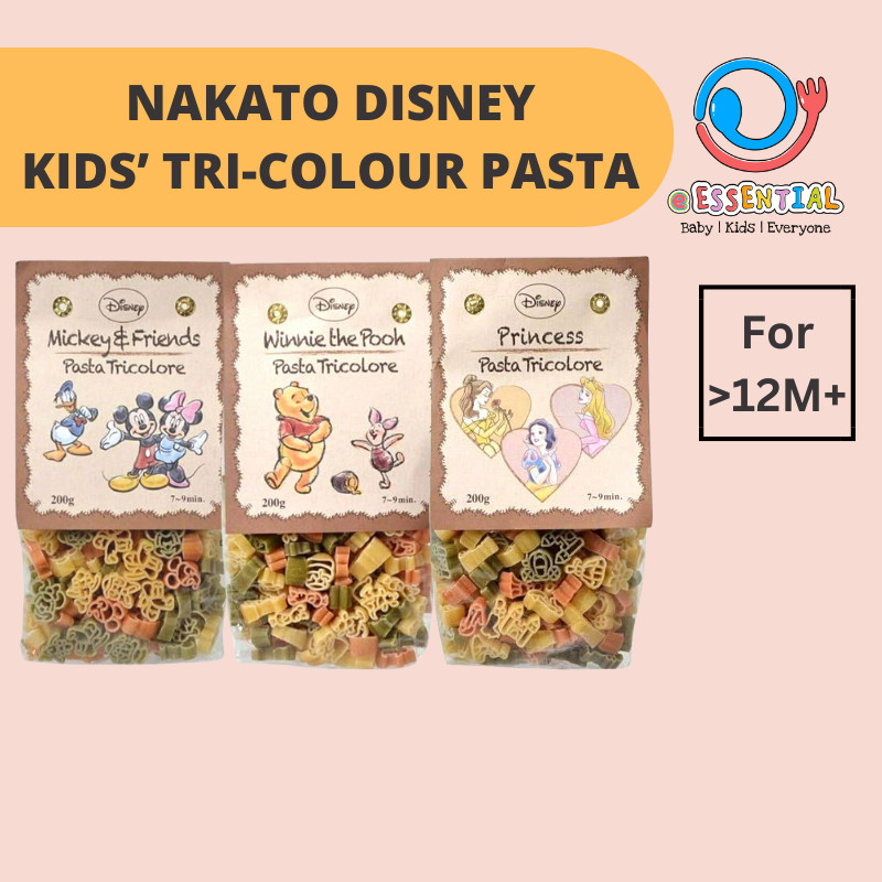 NAKATO DISNEY KIDS TRI-COLOUR PASTA / DISNEY PASTA / KIDS PASTA ...