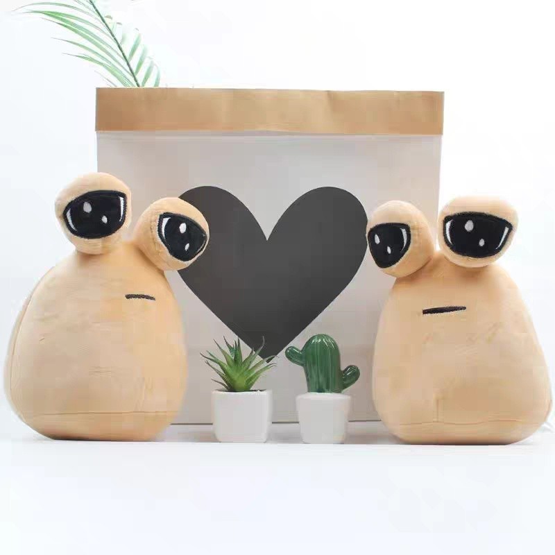 Pou Plushie Baby Comfort Toys 2024 Cute My Pet Alien Pou Plush Toy ...
