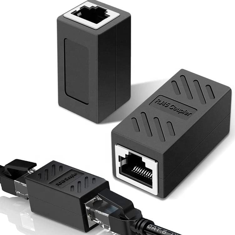 RJ45 Coupler Plug Jack Ethernet Extender Joint Connector in-Line Female ...