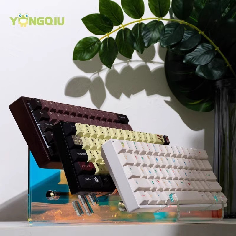 1/2/3 Layers Universal Transparent Acrylic Keyboard Display Stand ...