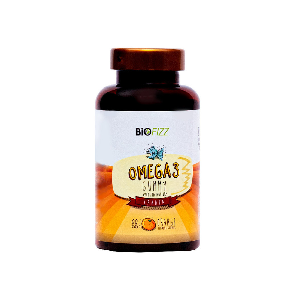 BioFizz Gummy 3 Fish Oil Kids Orange Flavour l Gummy Bear l Gummy ...