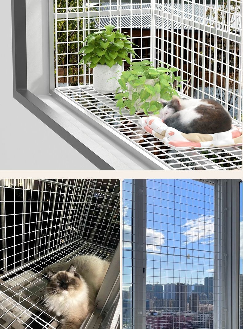 [in stock] Mesh Piece Barbed Wire Balcony Fence Fence Protection Iron ...